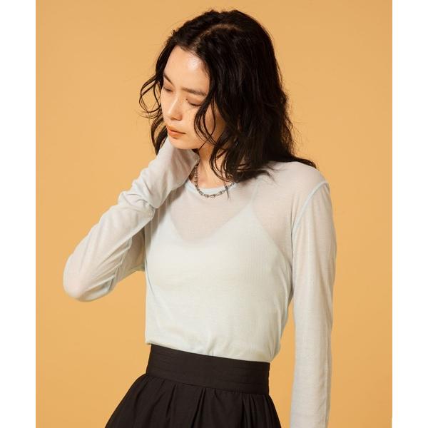 『タイムセール実施中』参考価格：14，300円発売時期：2023年03月コンディション：B（目立つ使用感なし）使用感が少ない、または気にならないアイテム首周り：色あせ参考商品名：【MATURED/マチュアード】シアーロングスリーブトップス参...