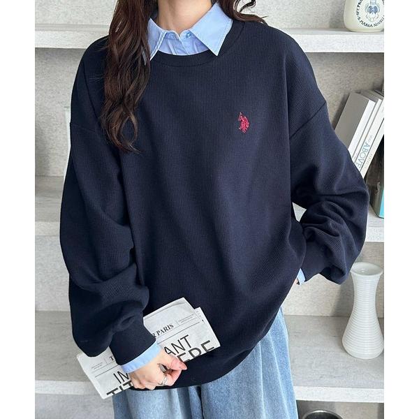 『セール実施中』ZOZO問い合わせ番号:101655746ショップ:GeeRA，ジーラブランド:U.S. POLO ASSN.，ユーエスポロアッスン，GeeRA，ジーラ商品名:GeeRA別注【U.S.POLOASSN.】オーバーサイズワッフ...