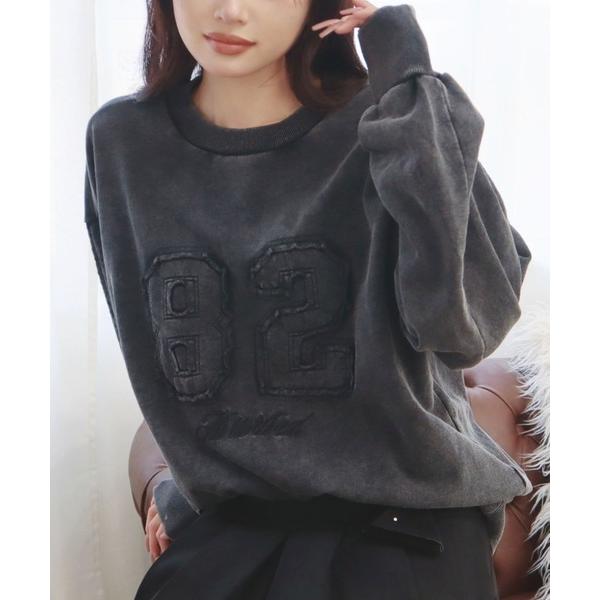 『セール実施中』ZOZO問い合わせ番号:101655853ショップ:INTERPLANET/actuel，インタープラネット/アクチュエルブランド:CECIL McBEE，セシルマクビー商品名:裏毛ナンバリングプルオーバーカテゴリ:トップス...