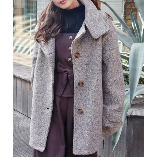 『セール実施中』ZOZO問い合わせ番号:101655857ショップ:INTERPLANET/actuel，インタープラネット/アクチュエルブランド:CECIL McBEE，セシルマクビー商品名:Fウールリングニットスタンドカラー2WAYコー...