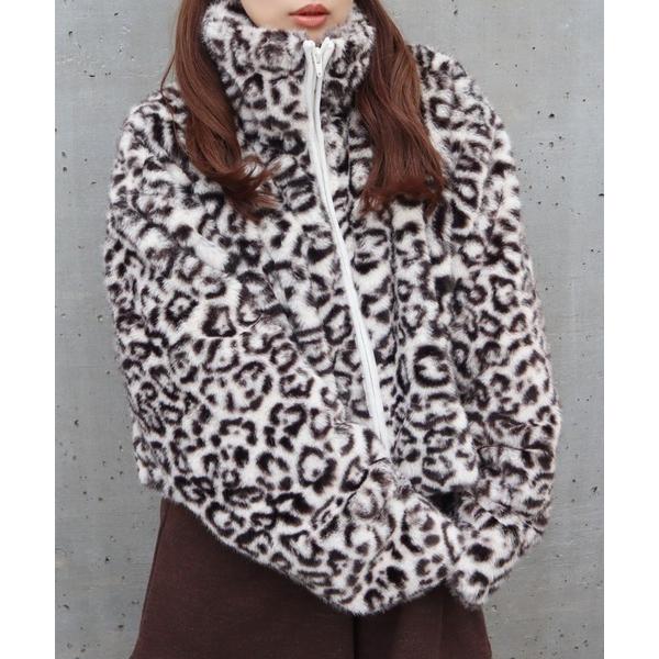 『セール実施中』ZOZO問い合わせ番号:101655860ショップ:INTERPLANET/actuel，インタープラネット/アクチュエルブランド:CECIL McBEE，セシルマクビー商品名:MIXシャギーレオパード柄ジャケットカテゴリ:...