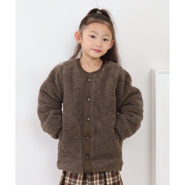 『タイムセール実施中』ZOZO問い合わせ番号:101655952ショップ:FUNALIVE，ファンアライブブランド:OMNES，オムネス，FUNALIVE，ファンアライブ商品名:リバーシブルキルティングボアジャケット KIDSカテゴリ:ジャ...