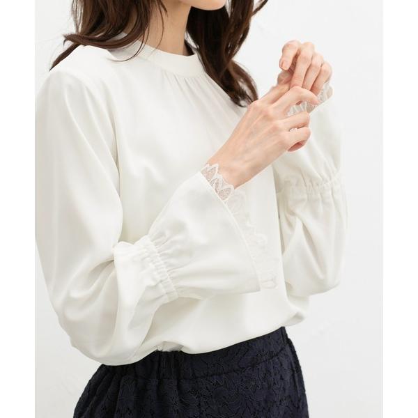 ZOZO問い合わせ番号:101656890ショップ:Honeys，ハニーズブランド:Honeys，ハニーズ，GLACIER，グラシア商品名:袖口レース使いブラウスカテゴリ:トップス>シャツ/ブラウスブランド品番:534-61-0231...