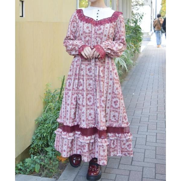 『タイムセール実施中』ZOZO問い合わせ番号:101657053ショップ:axes femme，アクシーズファムブランド:axes femme，アクシーズファム商品名:ローズ・ステンドグラスワンピースカテゴリ:ワンピース/ドレス>ワン...