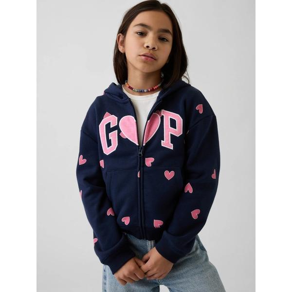 『セール実施中』ZOZO問い合わせ番号:101657694ショップ:GAP，ギャップブランド:GAP，ギャップ商品名:リラックスフィット GAPロゴ ジップアップパーカー (キッズ)カテゴリ:トップス>パーカーブランド品番:84386...