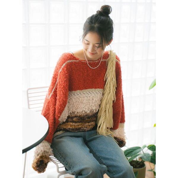 ZOZO問い合わせ番号:101658275ショップ:Ungrid，アングリッドブランド:Ungrid，アングリッド商品名:ファンシーヤーンスラブニットカテゴリ:トップス>ニット/セーターブランド品番:112612622701素材:綿5...