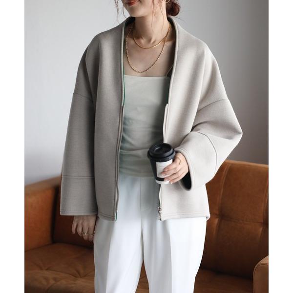 『セール実施中』参考価格：6，989円発売時期：2024年08月コンディション：D（傷・汚れあり）傷や汚れがあるが使用には問題ないアイテム全体的：毛玉参考商品名：バイカラーボンディングニットジャケット参考品番：814-4599-1178/A...