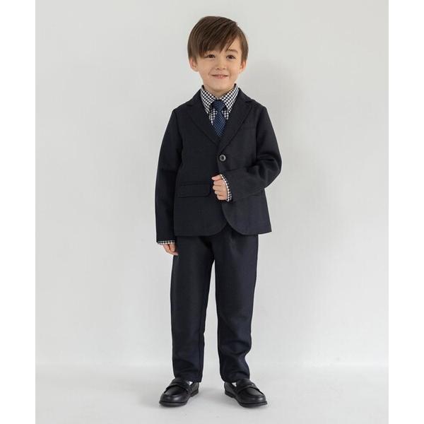 ZOZO問い合わせ番号:101689720ショップ:branshes，ブランシェスブランド:branshes，ブランシェス商品名:【フォーマル3点セット】ネイビージャケット+ロングパンツ+ギンガムシャツカテゴリ:フォーマルスーツ/小物&gt...