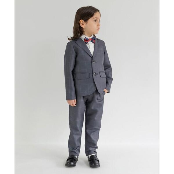 『タイムセール実施中』ZOZO問い合わせ番号:101689721ショップ:branshes，ブランシェスブランド:branshes，ブランシェス商品名:【フォーマル3点セット】グレーチェックジャケット＋ロングパンツ＋白シャツカテゴリ:フォー...