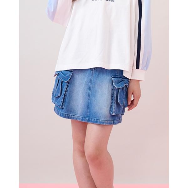 『タイムセール実施中』ZOZO問い合わせ番号:101689786ショップ:NARUMIYA ONLINE，ナルミヤ オンラインブランド:mezzo piano Junior，メゾピアノジュニア商品名:リボンフラップカーゴスカパンカテゴリ:パ...