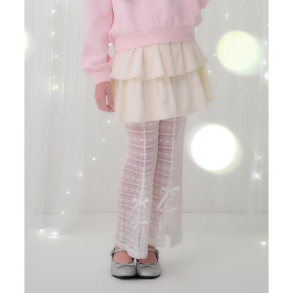 『セール実施中』ZOZO問い合わせ番号:101689795ショップ:NARUMIYA ONLINE，ナルミヤ オンラインブランド:mezzo piano Junior，メゾピアノジュニア商品名:ティアードスカート＆レースパンツセットカテゴリ...