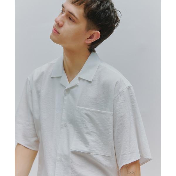 『タイムセール実施中』ZOZO問い合わせ番号:101689850ショップ:MAISON CLUB，メゾンクラブブランド:MAISON CLUB，メゾンクラブ商品名:【MAISON CLUB】Open Collar Half Sleeve S...