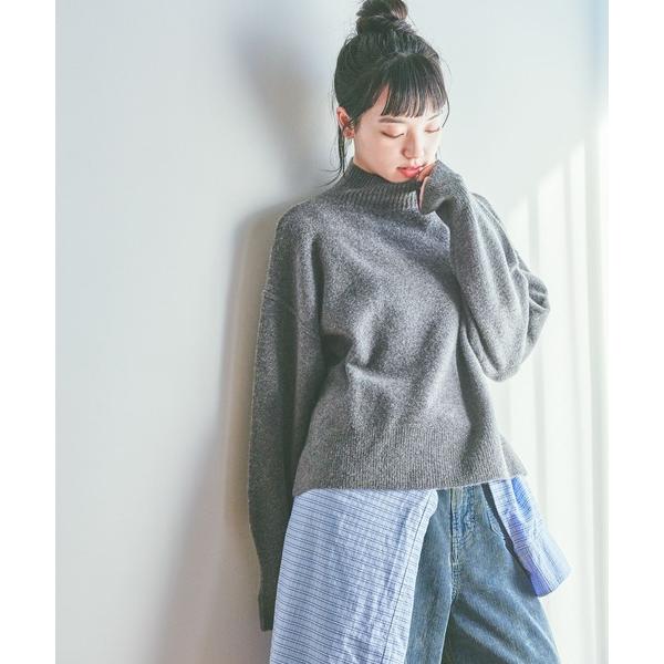 『タイムセール実施中』ZOZO問い合わせ番号:101690015ショップ:niko and...，ニコアンドブランド:niko and...，ニコアンド商品名:Wコアスパンハイネックプルオーバーカテゴリ:トップス>ニット/セーターブラ...