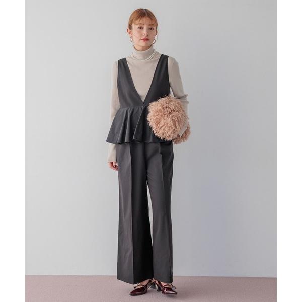 ZOZO問い合わせ番号:101690072ショップ:BAYFLOW，ベイフローブランド:BAYFLOW，ベイフロー商品名:[スタイルアップが叶う]ペプラムオールインワンカテゴリ:オールインワン・サロペット>つなぎ/オールインワンブラン...