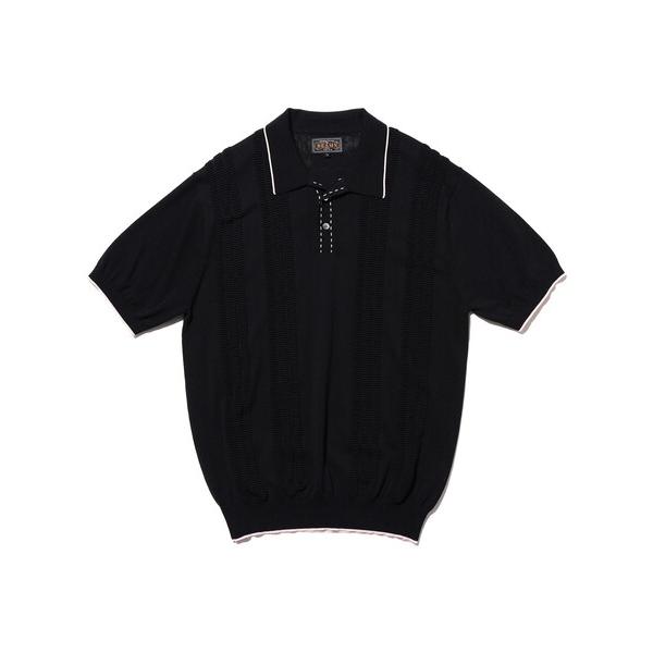 ZOZO問い合わせ番号:101690134ショップ:BEAMS MEN，ビームス メンブランド:BEAMS PLUS，ビームスプラス商品名:Knit Polo Raised Pattern Jacquard Lineカテゴリ:トップス&gt...