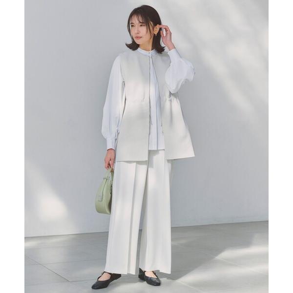 ZOZO問い合わせ番号:101690354ショップ:UNFILO，アンフィーロブランド:UNFILO，アンフィーロ商品名:【15サイズ展開/ウエストゴム/セレモニー】BEAUTY MOVE ワイドストレートパンツカテゴリ:パンツ>その...