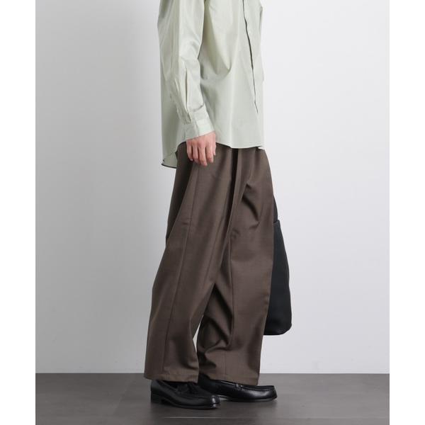 ZOZO問い合わせ番号:101690469ショップ:NANO universe，ナノユニバースブランド:NANO universe，ナノユニバース商品名:「大人のワイドパンツ」ドライギャバワイドイージースラックスカテゴリ:パンツ>スラ...