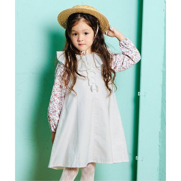 ZOZO問い合わせ番号:101690547ショップ:F.O.Online Store，エフオーオンラインストアブランド:Boribon，ボリボン商品名:リボンモチーフココデニムジャンスカカテゴリ:ワンピース/ドレス>ワンピースブランド...