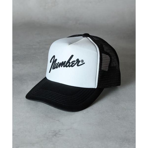ZOZO問い合わせ番号:101690555ショップ:NUMBER (N)INE，ナンバーナインブランド:NUMBER (N)INE，ナンバーナイン商品名:Number(9) PRINTED MESH CAP / ナンバーナイン ロゴプリント...