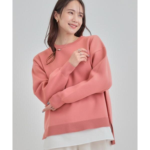 『タイムセール実施中』ZOZO問い合わせ番号:101690668ショップ:SHOO・LA・RUE，シューラルーブランド:SHOO・LA・RUE，シューラルー商品名:【洗濯機可/S-LL】さらに軽くなった スポンディッシュ裾フェイクトップスカ...