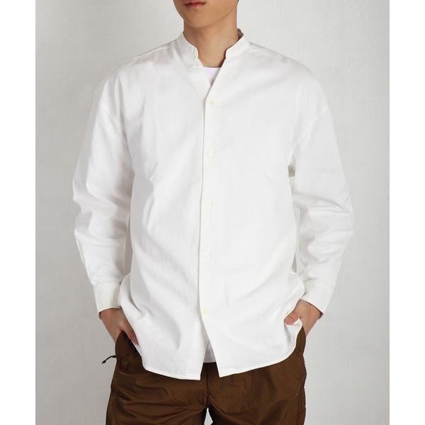 ZOZO問い合わせ番号:101690843ショップ:WESTSEA，ウエストシーブランド:WESTSEA，ウエストシー商品名:綿100％ パナマ素材 スキッパー長袖シャツ オーバーサイズ 無地 ストライプカテゴリ:トップス>シャツ/ブ...