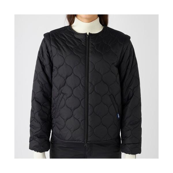 『タイムセール実施中』ZOZO問い合わせ番号:101690974ショップ:OCEAN GOLF，オーシャンゴルフブランド:FILA GOLF，フィラゴルフ 商品名:【FILA GOLF:フィラゴルフ】レディース2WAY中綿ブルゾン　撥水性・...