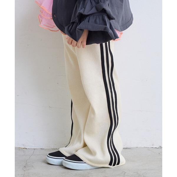 ZOZO問い合わせ番号:101690985ショップ:MARKEY'S，マーキーズブランド:MARKEY'S，マーキーズ商品名:ワッフルラインフレアーパンツカテゴリ:パンツ>その他パンツブランド品番:0010161008素材:[本体:綿...