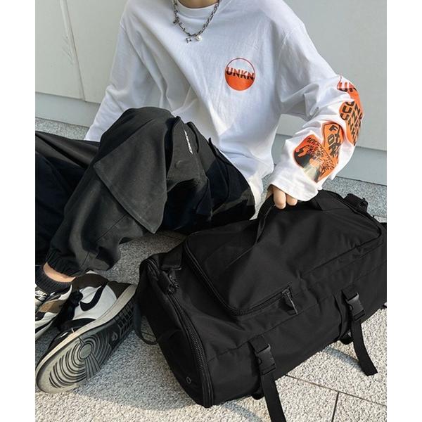 ZOZO問い合わせ番号:101691218ショップ:chuclla，チュクラブランド:WESTBOY，ウエストボーイ商品名:ユニセックス 3WAY バックパック リュック 旅行用ボストンショルダーバッグ キャリーオン WO25W12BG19...