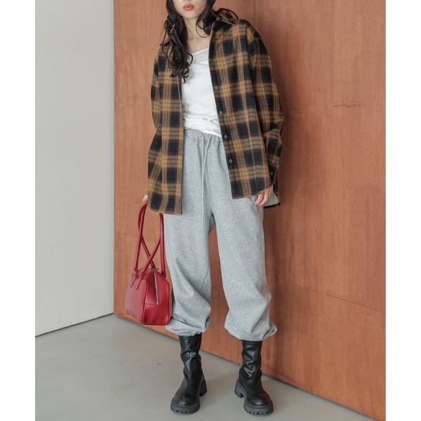 『タイムセール実施中』ZOZO問い合わせ番号:101691334ショップ:SUGAR BISKET，シュガービスケットブランド:La-gemme，ラジェム商品名:裏起毛 ヴィンテージライクチェックシャツカテゴリ:トップス>シャツ/ブラ...