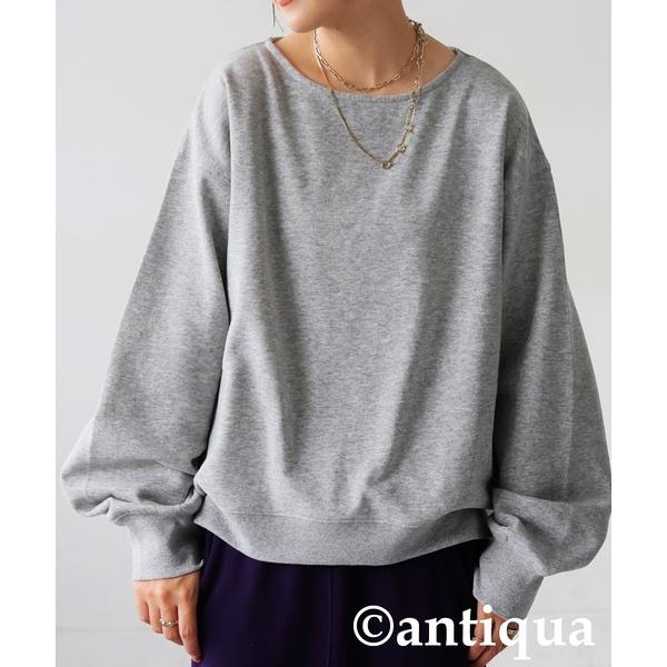 『タイムセール実施中』ZOZO問い合わせ番号:101691815ショップ:antiqua，アンティカブランド:antiqua，アンティカ商品名:裏起毛 プルオーバーカテゴリ:トップス>Tシャツ/カットソーブランド品番:AY-00082...