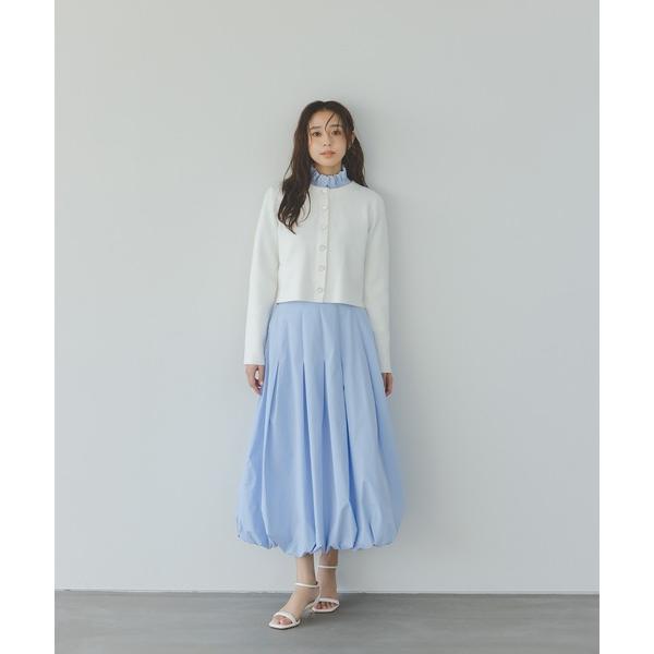 ZOZO問い合わせ番号:101691832ショップ:NATURAL BEAUTY BASIC，ナチュラルビューティーベーシックブランド:NATURAL BEAUTY BASIC，ナチュラルビューティーベーシック商品名:◇タックバルーンスカー...