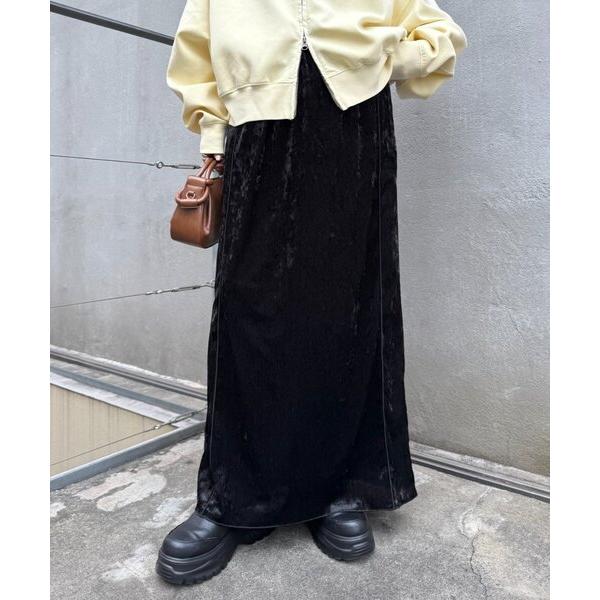 ZOZO問い合わせ番号:101692078ショップ:CIAOPANIC TYPY，チャオパニックティピーブランド:CIAOPANIC TYPY，チャオパニックティピー商品名:クラッシュベロアメロウ切替スカートカテゴリ:スカート>スカー...