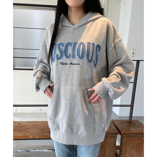 『セール実施中』ZOZO問い合わせ番号:101692248ショップ:repipi armario，レピピアルマリオブランド:repipi armario，レピピ アルマリオ，10C REPIPI，ジューシーレピピ商品名:ワッペンフーディミニ...