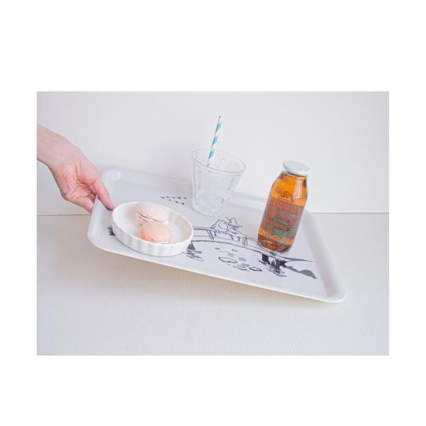 ZOZO問い合わせ番号:101692287ショップ:hopely，ホープリーブランド:MOOMIN，ムーミン，SPECIAL PRODUCT DESIGN，スペシャルプロダクトデザイン商品名:ムーミン すべりにくいトレイＭ 橋の上のムーミン...