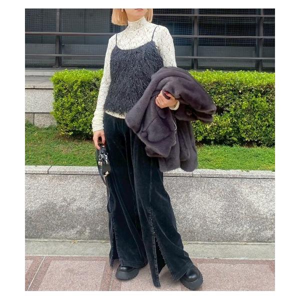 『セール実施中』ZOZO問い合わせ番号:101692395ショップ:LE CIEL BLEU，ルシェルブルーブランド:LE CIEL BLEU，ルシェルブルー商品名:ブリーチドベロアスウェットパンツ / Bleached Velour Sw...