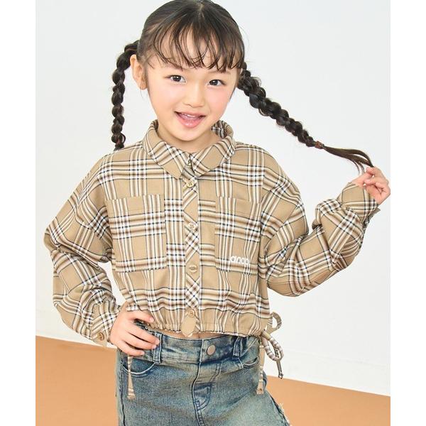 ZOZO問い合わせ番号:101692434ショップ:ANAP，アナップブランド:ANAP kids，アナップキッズ商品名:サイドシャーリングチェックシャツカテゴリ:トップス>シャツ/ブラウスブランド品番:423-3519素材:ポリエス...