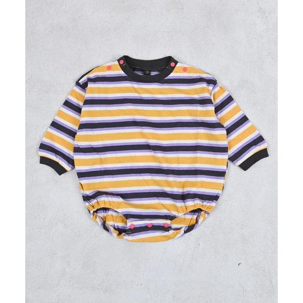 ※このアイテムは返品・交換対象外商品です。ZOZO問い合わせ番号:101692691ショップ:MARKEY'S，マーキーズブランド:MARKEY'S，マーキーズ商品名:先染めマルチボーダーボディシャツカテゴリ:ママ＆ベビー>ロンパース...