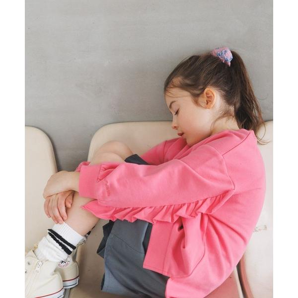 ZOZO問い合わせ番号:101692768ショップ:BAYFLOW，ベイフローブランド:BAYFLOW，ベイフロー商品名:[カラフル!春カラー♪]スリーブフリルBIGスウェット(KIDS)カテゴリ:トップス>スウェットブランド品番:6...