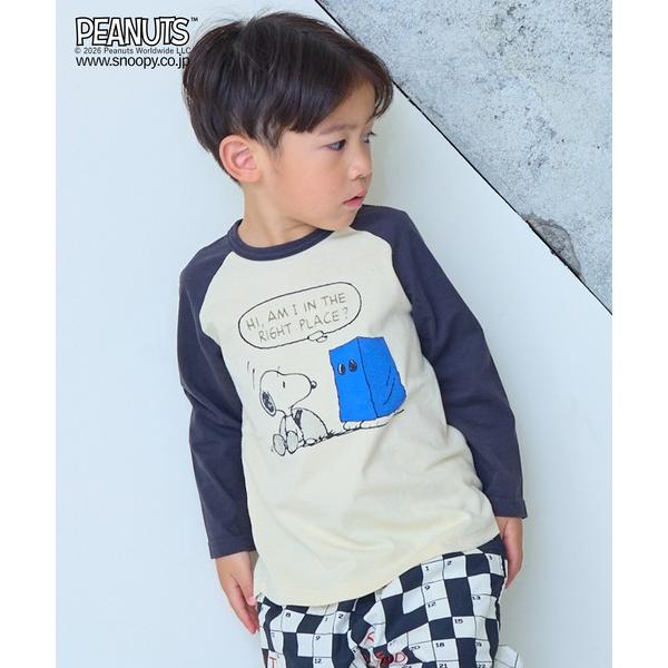 ZOZO問い合わせ番号:101692813ショップ:MARKEY'S，マーキーズブランド:PEANUTS，ピーナッツ，MARKEY'S，マーキーズ商品名:【PEANUTS】スヌーピー/ラグランロンＴカテゴリ:トップス>Tシャツ/カット...