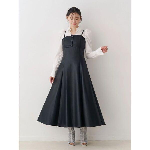 ZOZO問い合わせ番号:101693226ショップ:MERCURYDUO，マーキュリーデュオブランド:MERCURYDUO，マーキュリーデュオ商品名:アシメビスチェドッキングパワショルシャツワンピースカテゴリ:ワンピース/ドレス>ワン...