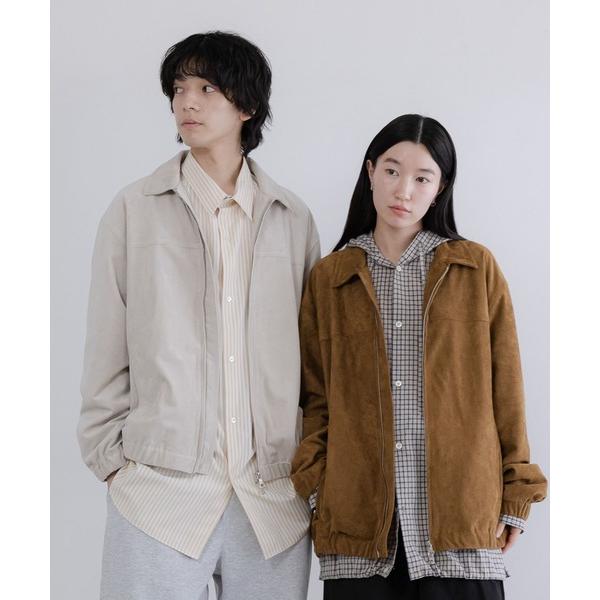 ZOZO問い合わせ番号:101693272ショップ:LOWRYS FARM，ローリーズファームブランド:LOWRYS FARM，ローリーズファーム商品名:【LFM(U)】スウェードライクＺＩＰジャケット　 636527カテゴリ:ジャケット/...