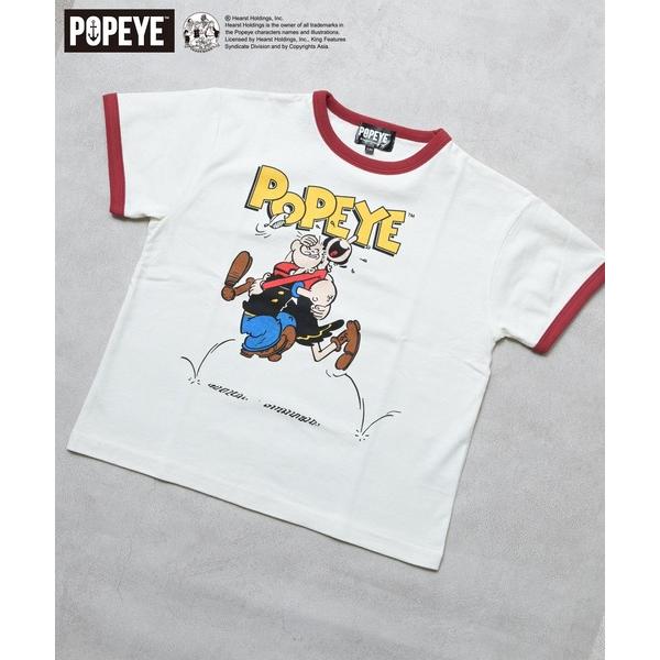 『セール実施中』ZOZO問い合わせ番号:101693451ショップ:MARKEY'S，マーキーズブランド:POPEYE，ポパイ，MARKEY'S，マーキーズ商品名:【POPEYE(TM)】別注プリントリンガーTeeカテゴリ:トップス>...