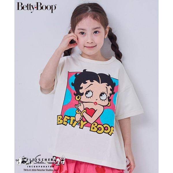 ZOZO問い合わせ番号:101693516ショップ:MARKEY'S，マーキーズブランド:MARKEY'S，マーキーズ商品名:【Betty Boop(TM)/ベティー ブープ(TM)】別注プリントリンガーTeeカテゴリ:トップス>Tシ...