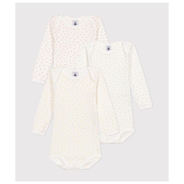 『セール実施中』※このアイテムは返品・交換対象外商品です。ZOZO問い合わせ番号:101725118ショップ:PETIT BATEAU，プチバトーブランド:PETIT BATEAU，プチバトー商品名:長袖ボディ３枚組カテゴリ:ママ＆ベビー&...