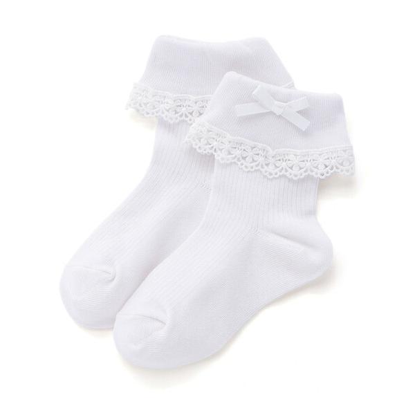 ※このアイテムは返品・交換対象外商品です。ZOZO問い合わせ番号:101725149ショップ:BEBE ONLINE STORE，ベベ オンラインストアブランド:SLAP SLIP，スラップスリップ商品名:折り返しレースリボンソックス(13...