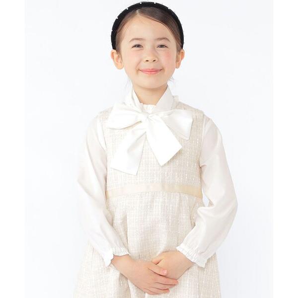 ZOZO問い合わせ番号:101725710ショップ:SHIPS KIDS，シップス キッズブランド:SHIPS，シップス商品名:SHIPS KIDS:110〜130cm / セレモニー ボウタイ リボン ブラウスカテゴリ:トップス>シ...