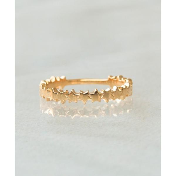 ZOZO問い合わせ番号:101725950ショップ:NOIR DE POUPEE，ノワールドプーペブランド:NOIR DE POUPEE，ノワールドプーペ商品名:【WEB限定】K18vermeil スターエタニティリングカテゴリ:アクセサリ...