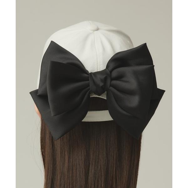 ZOZO問い合わせ番号:101726177ショップ:Narcissus，ナルシスブランド:Narcissus，ナルシス商品名:ビッグリボンキャップ/個性派カテゴリ:帽子>キャップブランド品番:26SSNNC047素材:コットン100%...