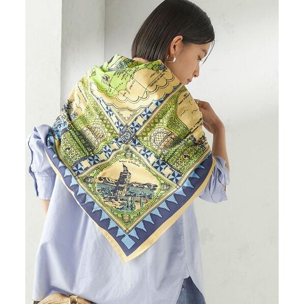 ZOZO問い合わせ番号:101727011ショップ:SHIPS for women，シップス フォー ウィメンブランド:BINDU，ビンドゥー，SHIPS，シップス商品名:【SHIPS別注】BINDU: マップ スカーフ 100×100カテ...