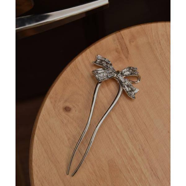 ZOZO問い合わせ番号:101727149ショップ:TONE，トーンブランド:TONE SELECT GOODS，トーンセレクトグッズ商品名:【resonance】リボンモチーフ U字コーム/かんざし【オケージョン】カテゴリ:ヘアアクセサリ...